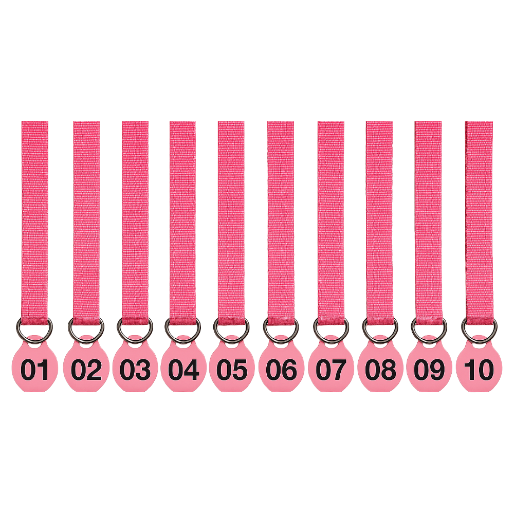 1-10 Pink Surrey Fields Calving Collars | Calf Rearing | Farm & Home Store