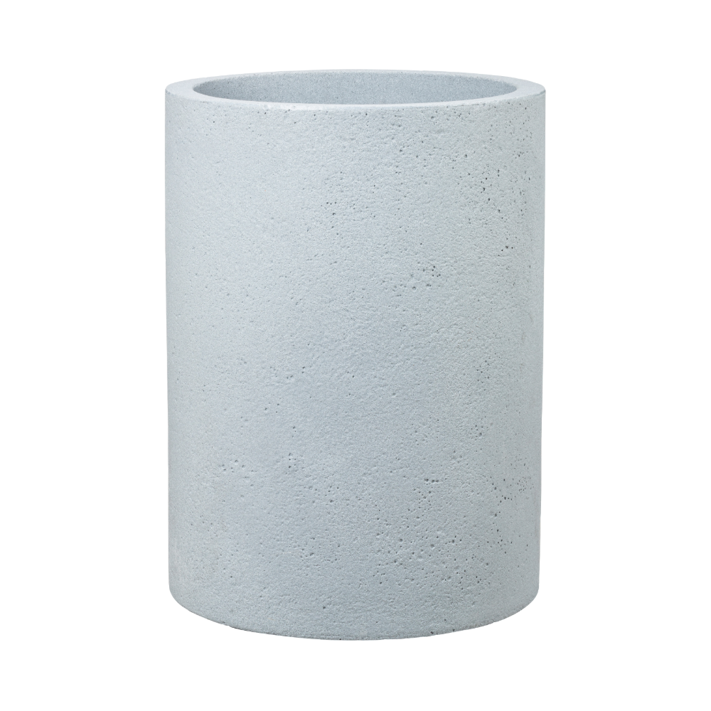 Apta Beton Tall Cylinder 40cm Grey Plant Pot | Pots & Planters | Farm ...