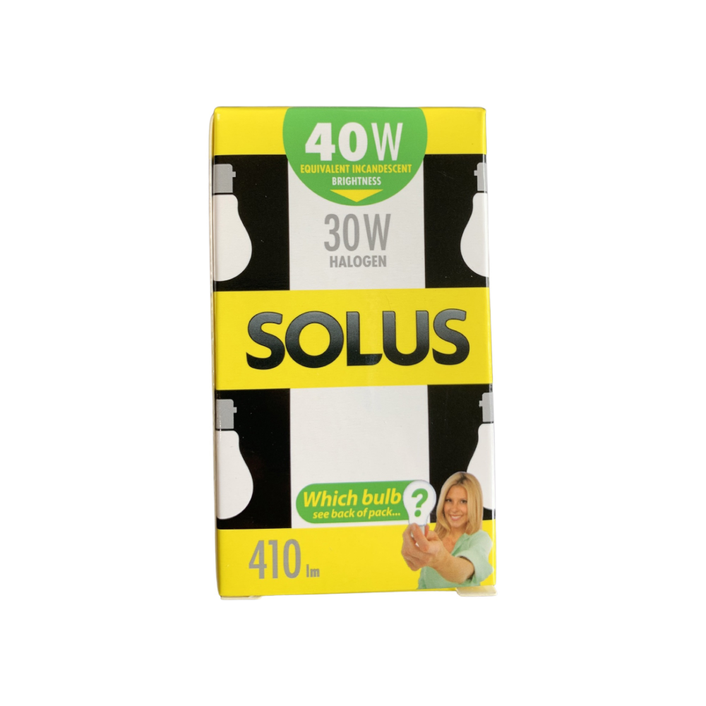Solus 40W BC Clear A55 Halogen E/Save | Electrical | Farm & Home Store