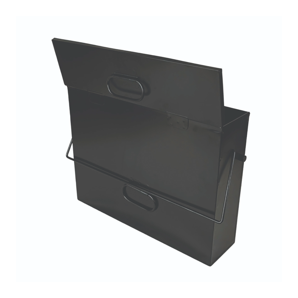 De Vielle Ash Carrier Black Steel | Ash Carriers | Farm & Home Store